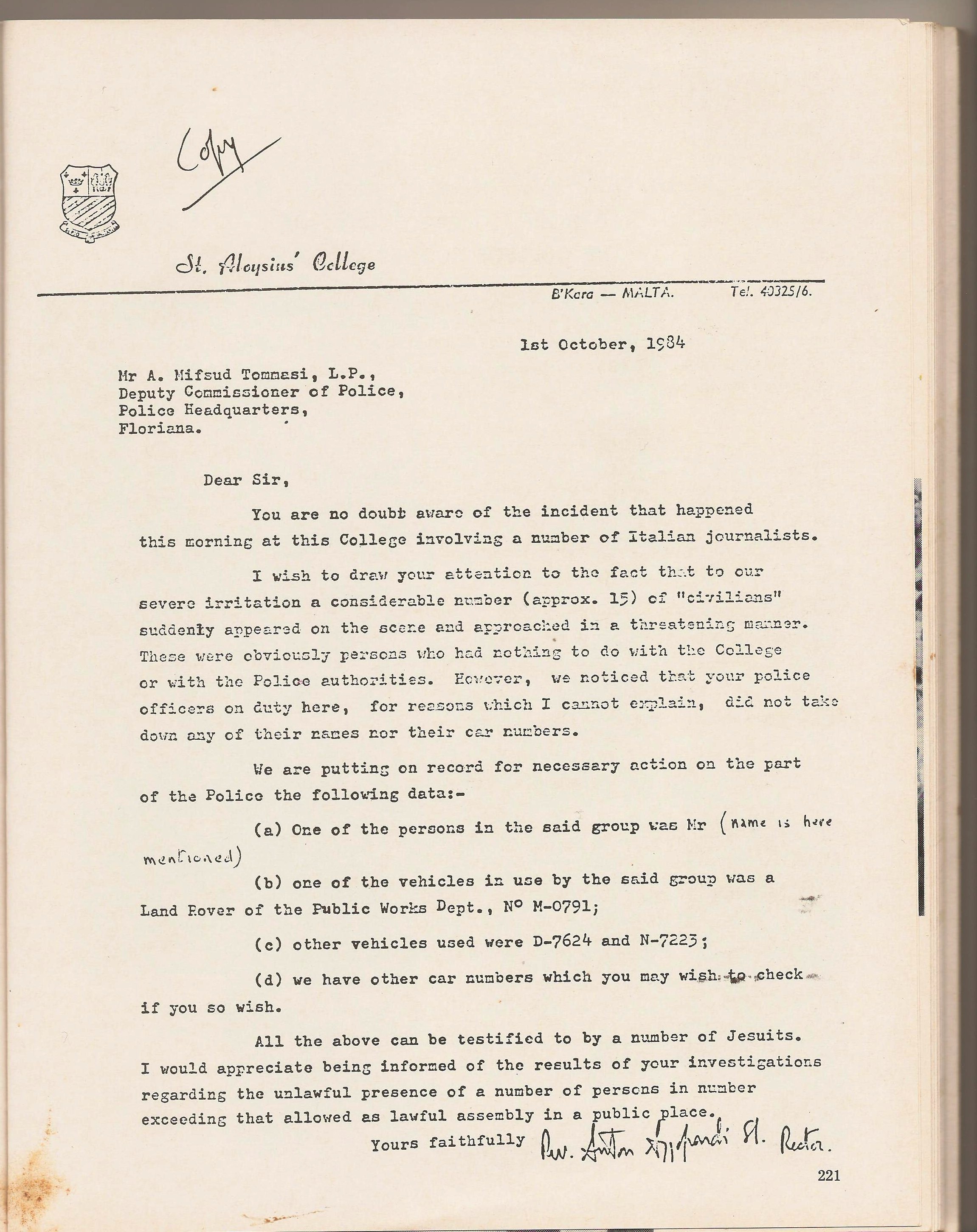 letter-by-fr-rector-to-police-0021 | Daphne Caruana Galizia