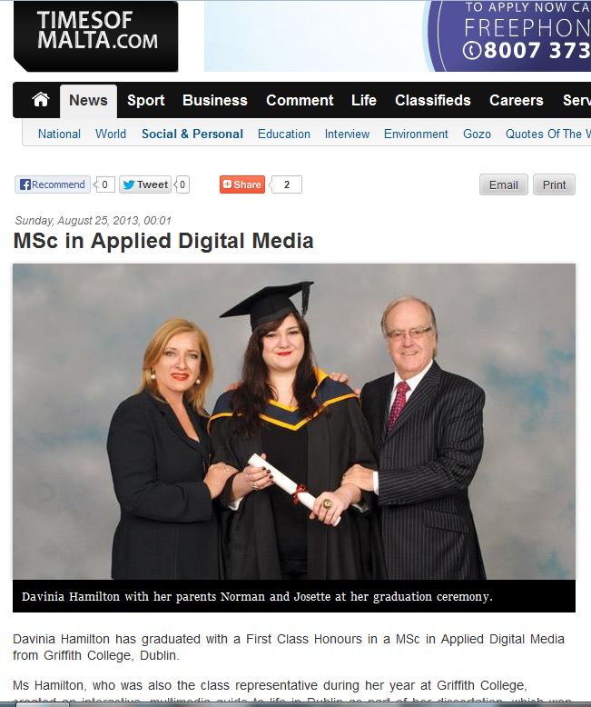 Norman and Josette Hamilton | Daphne Caruana Galizia