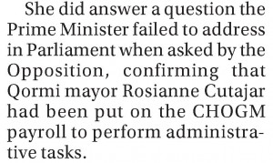 Phyllis Muscat confirms what the prime minister would not: that ...